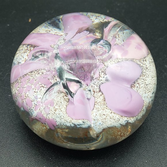 Source Unknown | Art | Stamped Lilac Purple Pink White Floral Sand ...